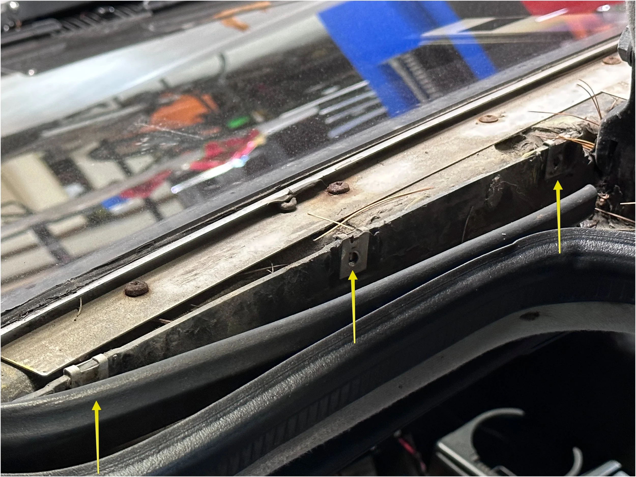 Painting the Windshield Trim — Joe's Projects