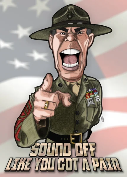 Gunnery Sergeant Hartman Animated Gif