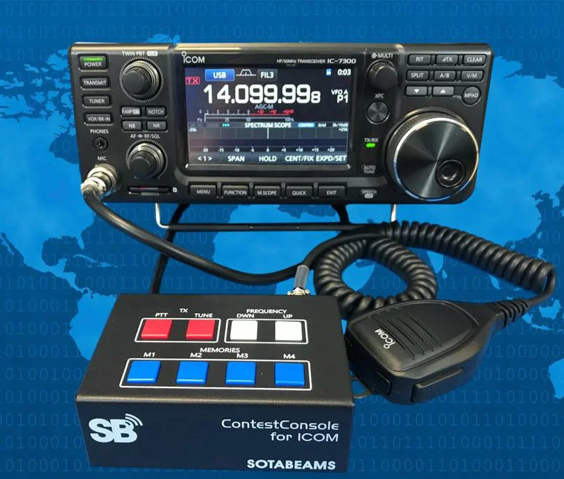 ContestConsole Switching Unit for ICOM Amateur Radios — ICQ Amateur ...