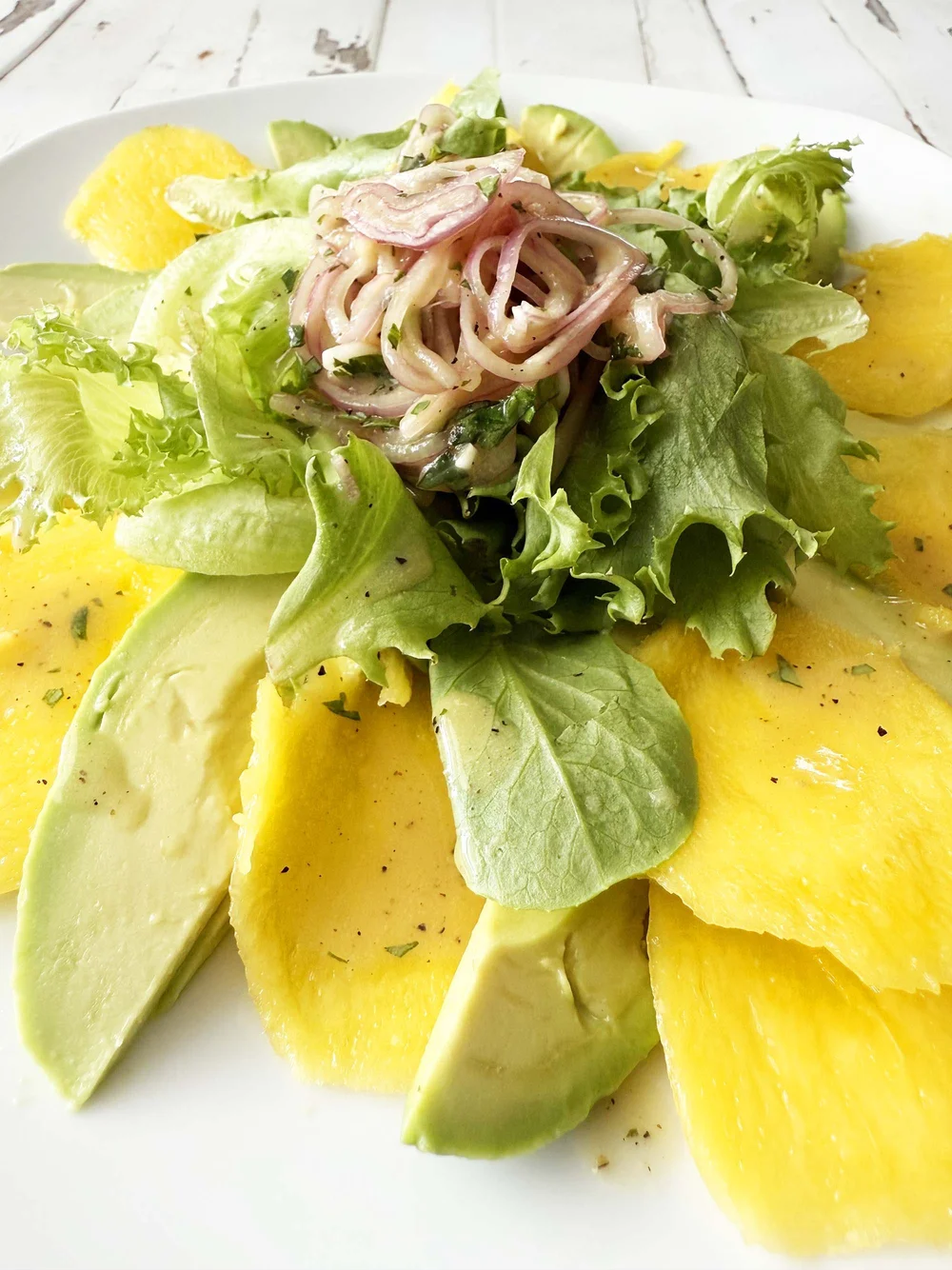 Avocado & Mango Carpaccio — The Skinny Fork