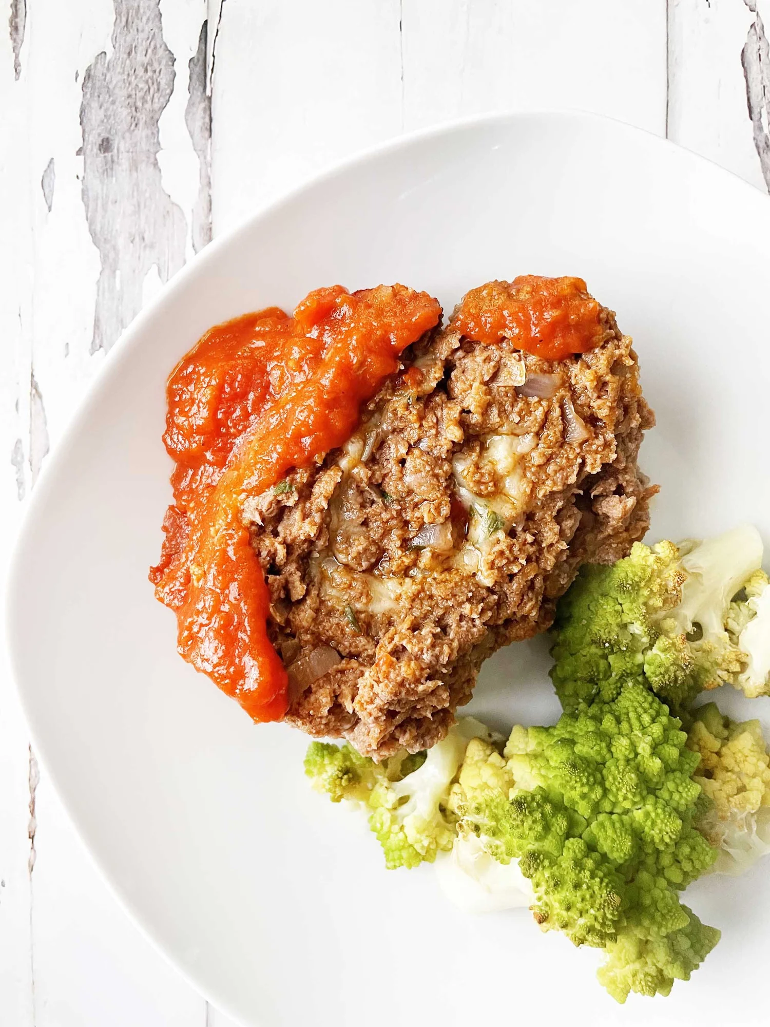 Mozzarella & Basil Stuffed Meatloaf — The Skinny Fork