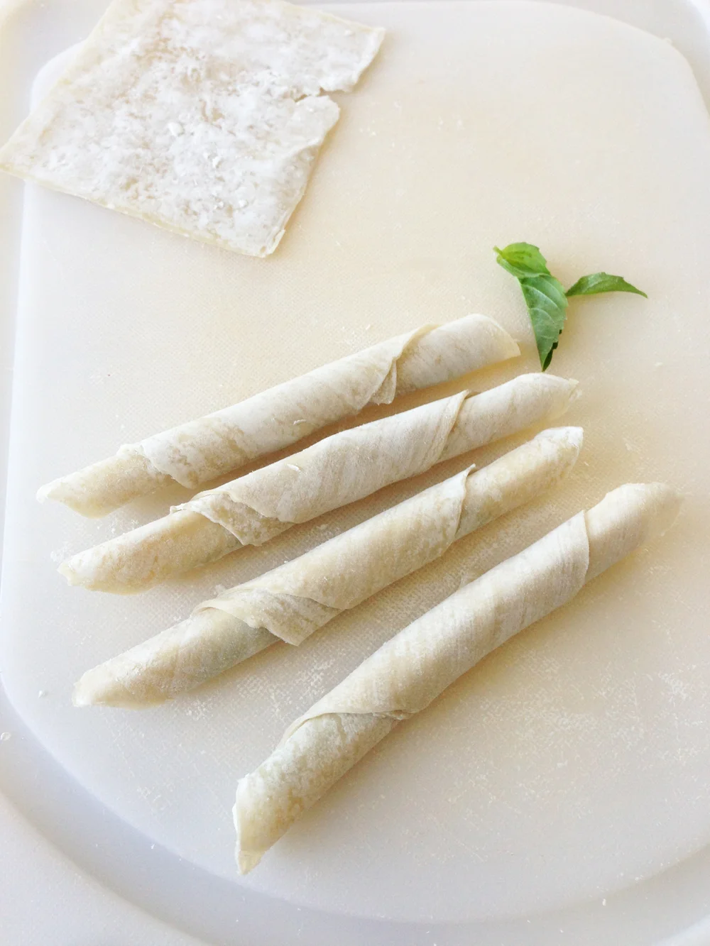 Healthified Baked Basil Mozzarella Sticks — The Skinny Fork