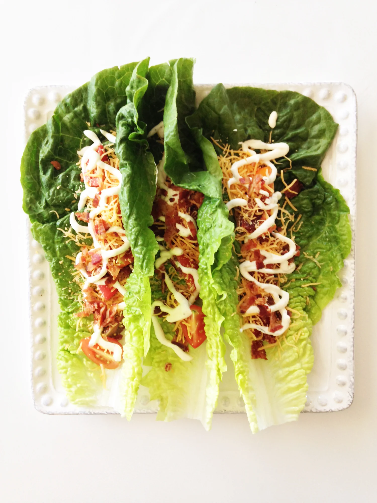 BLT Lettuce Wraps — The Skinny Fork