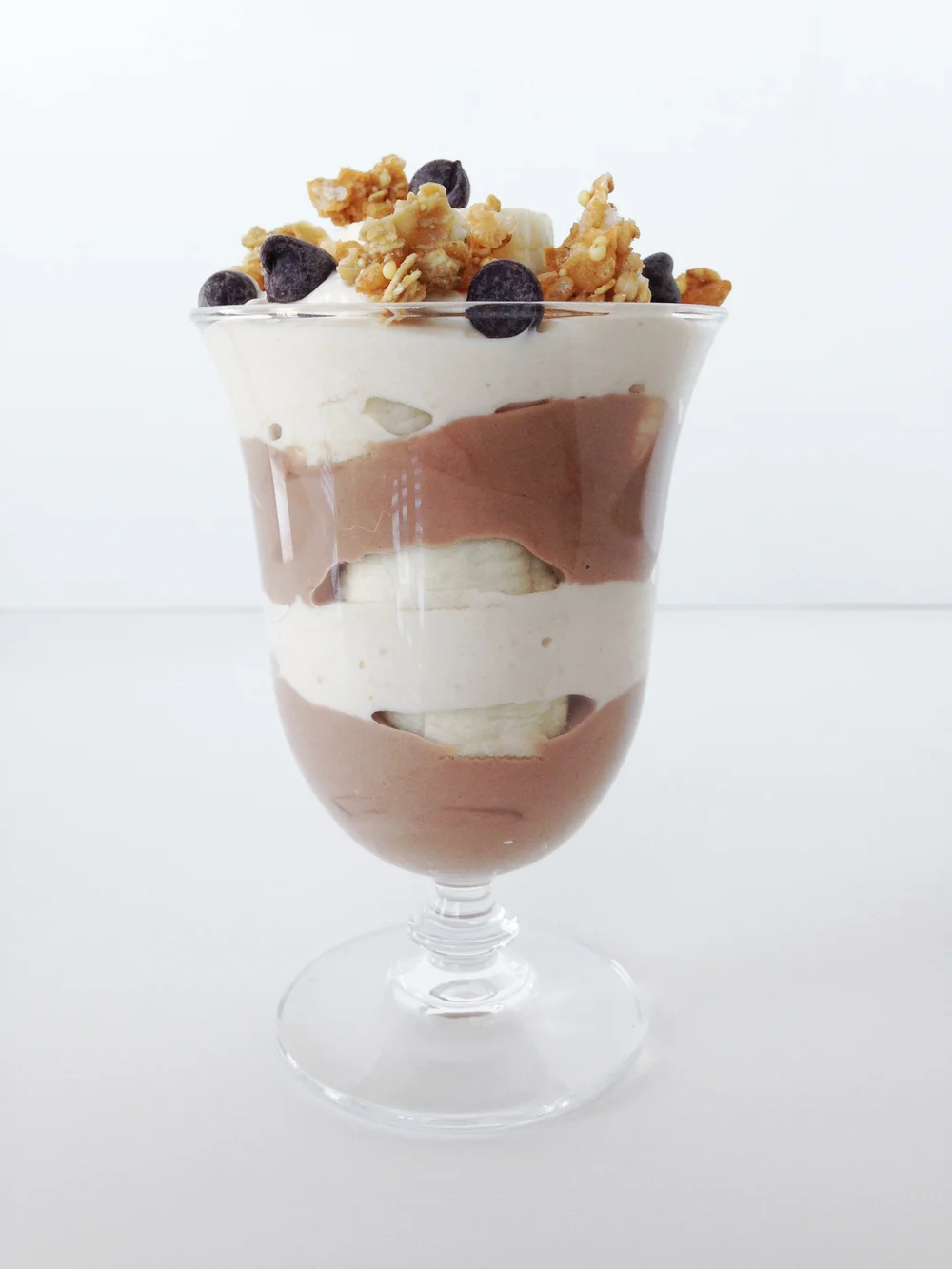 Skinny Chocolate PBB Parfait — The Skinny Fork