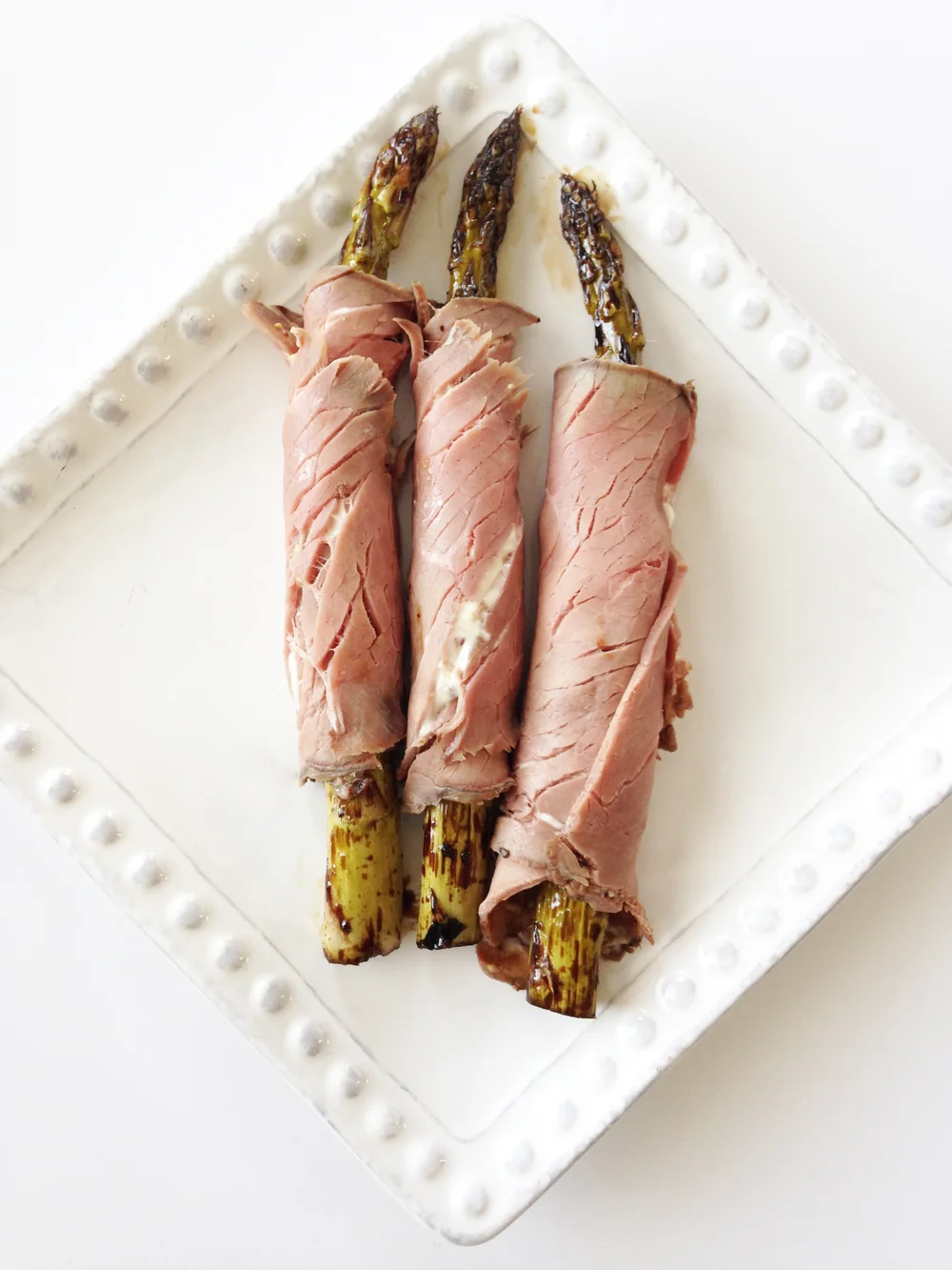 Roast Beef & Asparagus Roll-ups — The Skinny Fork