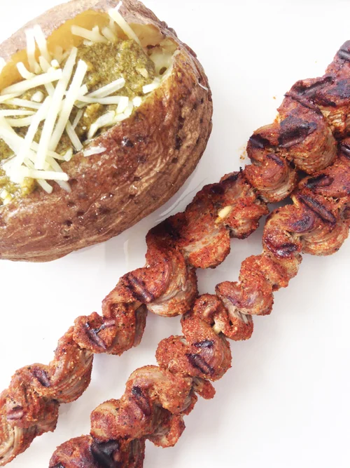 Steak on a Stick — The Skinny Fork