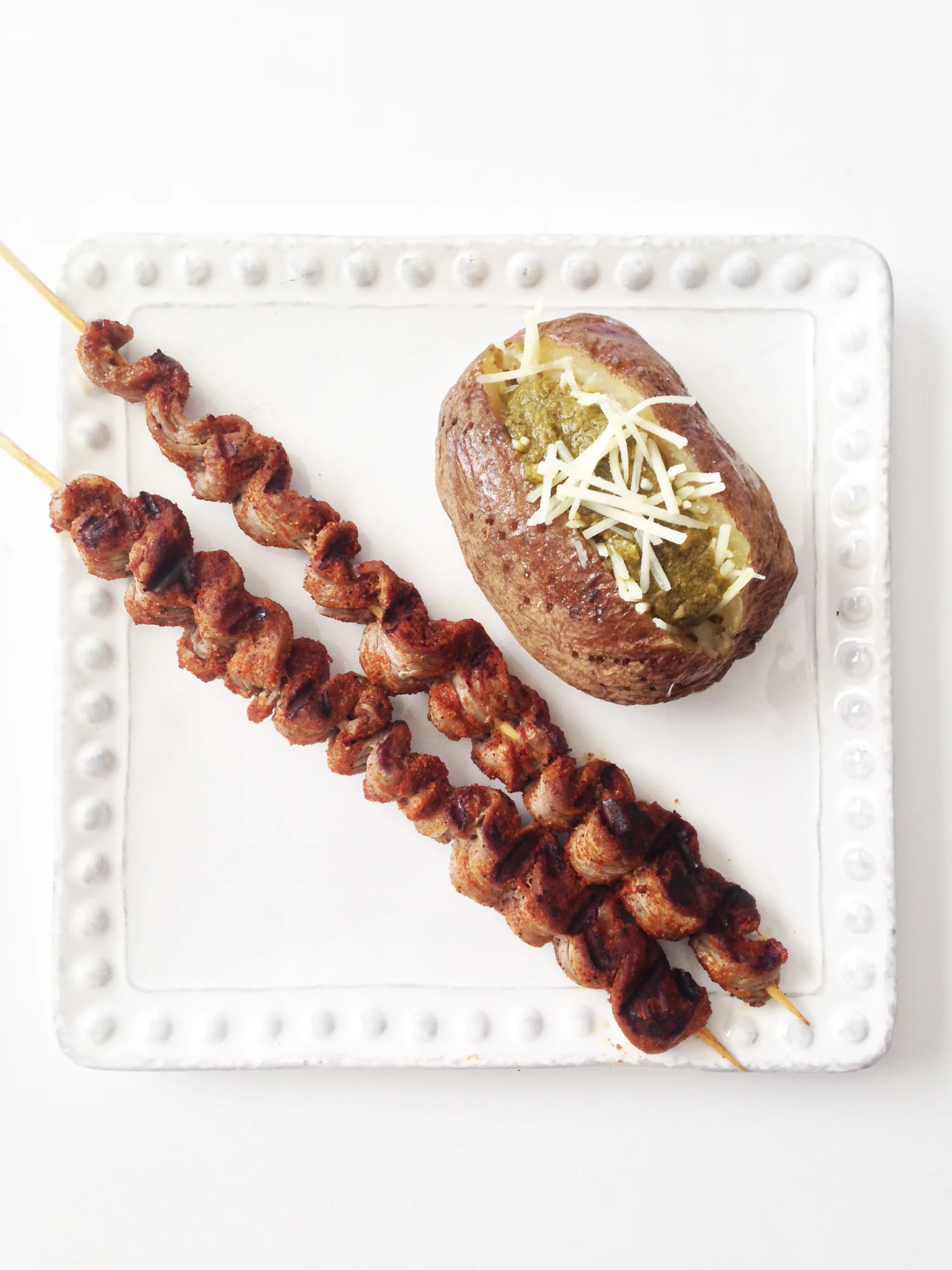 Steak on a Stick — The Skinny Fork