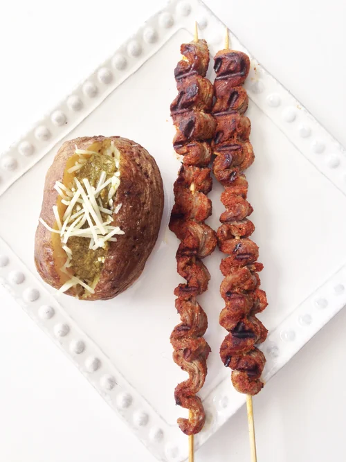 Steak on a Stick — The Skinny Fork