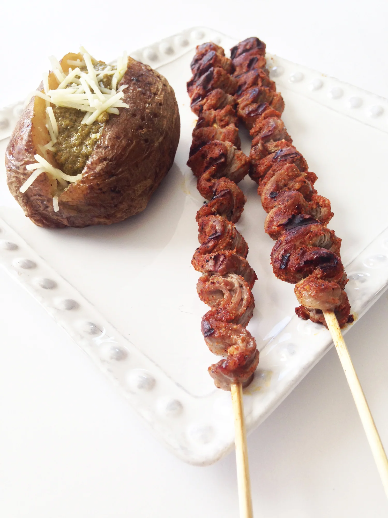 Steak on a Stick — The Skinny Fork