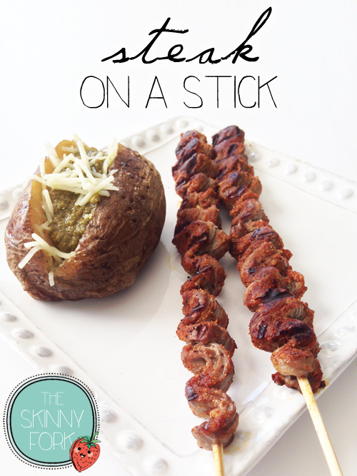 Steak on a Stick — The Skinny Fork