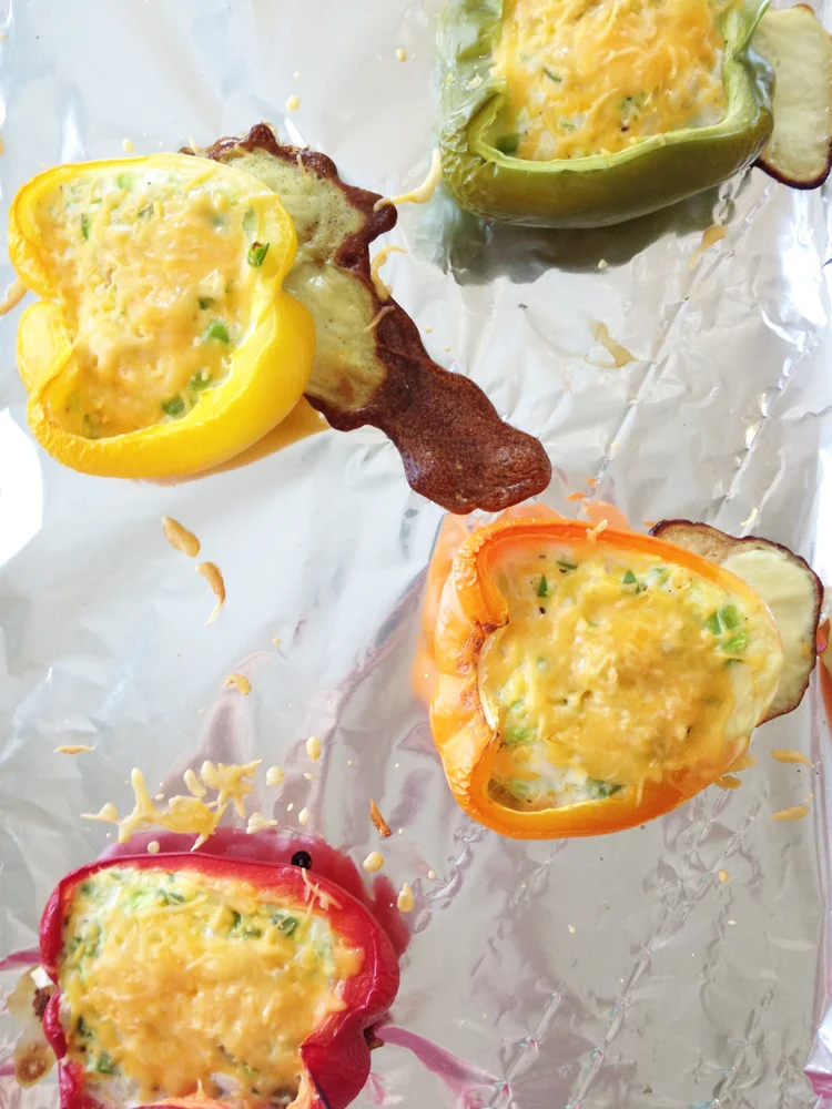 Stuffed Breakfast Peppers — The Skinny Fork