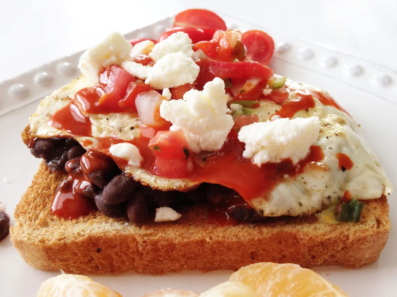 Mexican Style Breakfast Toast — The Skinny Fork