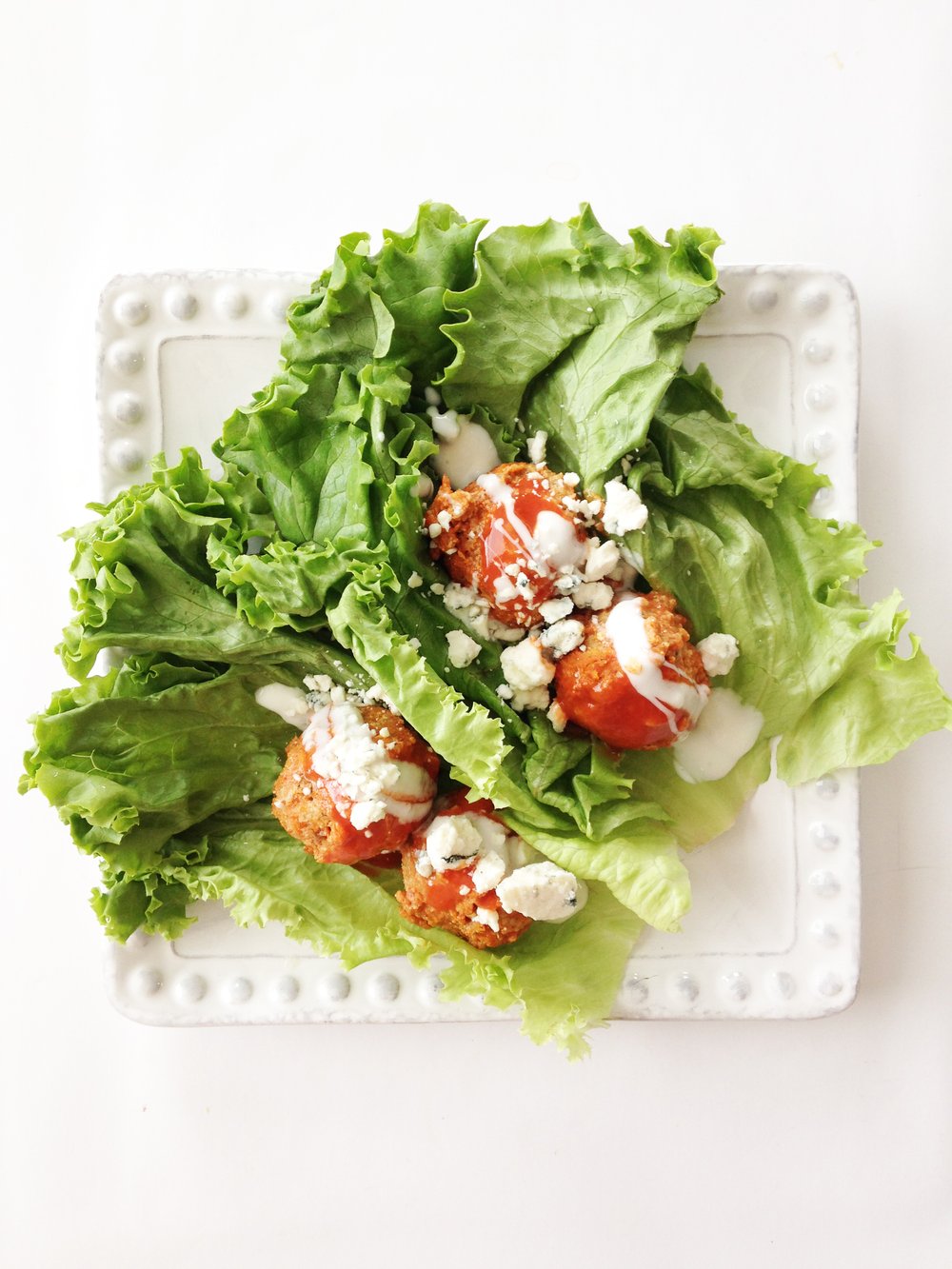 Skinny Buffalo Meatballs (Crock Pot) — The Skinny Fork