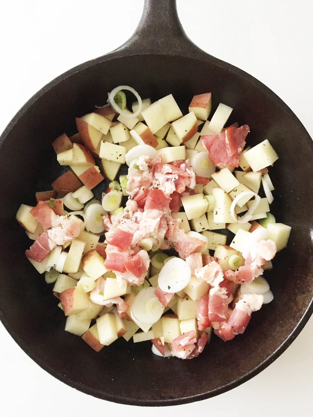 Skinny Loaded Potato Breakfast Skillet — The Skinny Fork