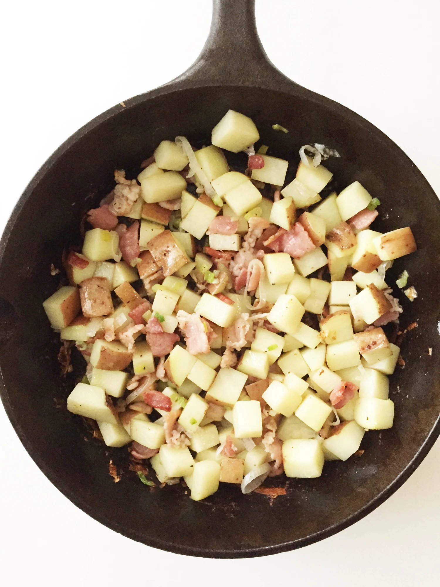 Skinny Loaded Potato Breakfast Skillet — The Skinny Fork