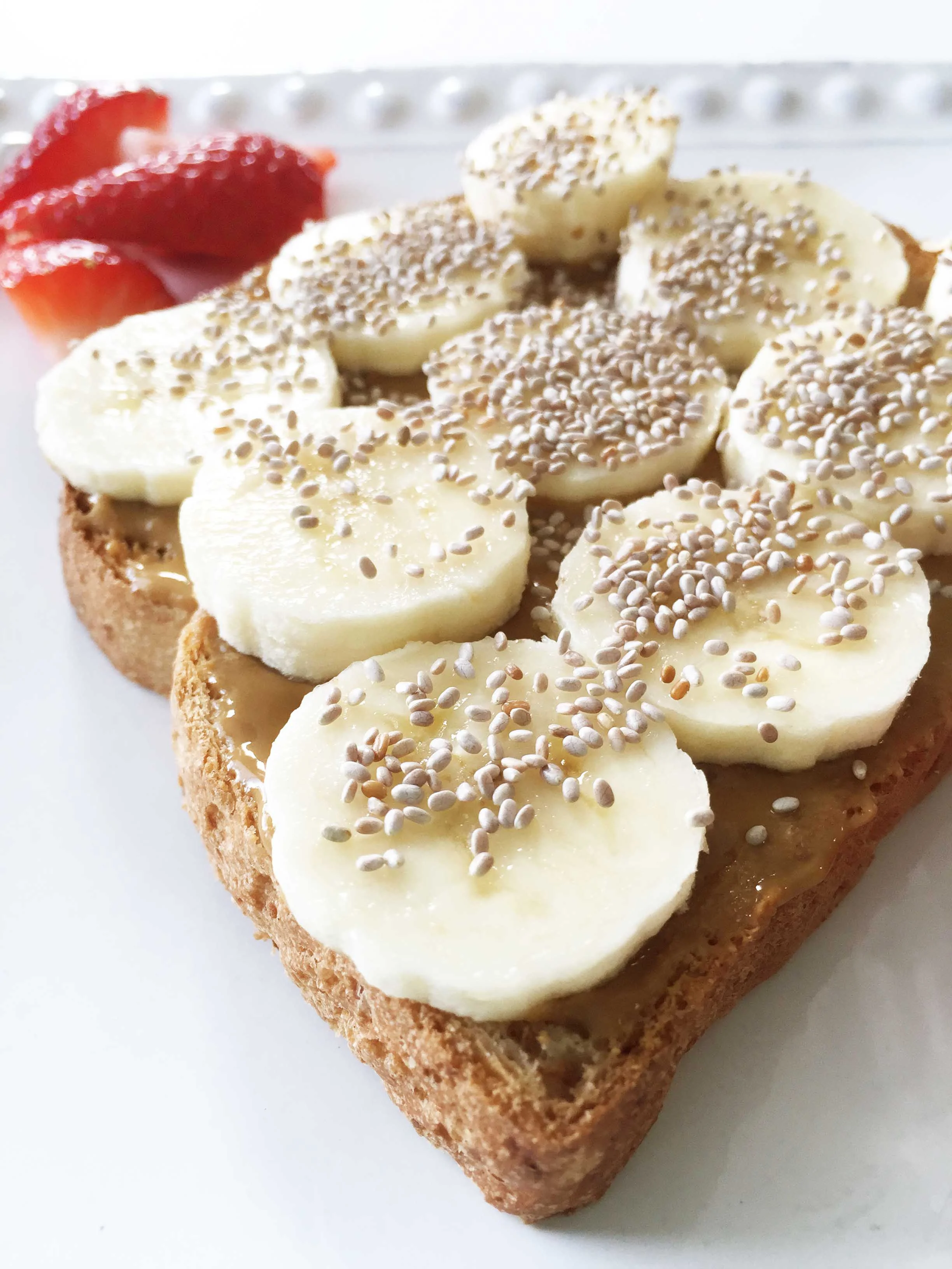 Sun Butter, Banana & Chia Seed Toast — The Skinny Fork