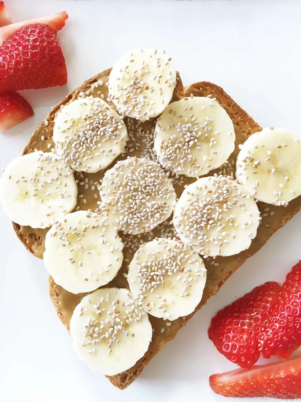 Sun Butter, Banana & Chia Seed Toast — The Skinny Fork
