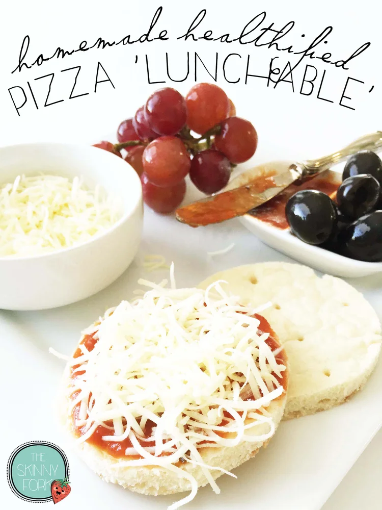Homemade Healthified Pizza 'Lunchable' — The Skinny Fork