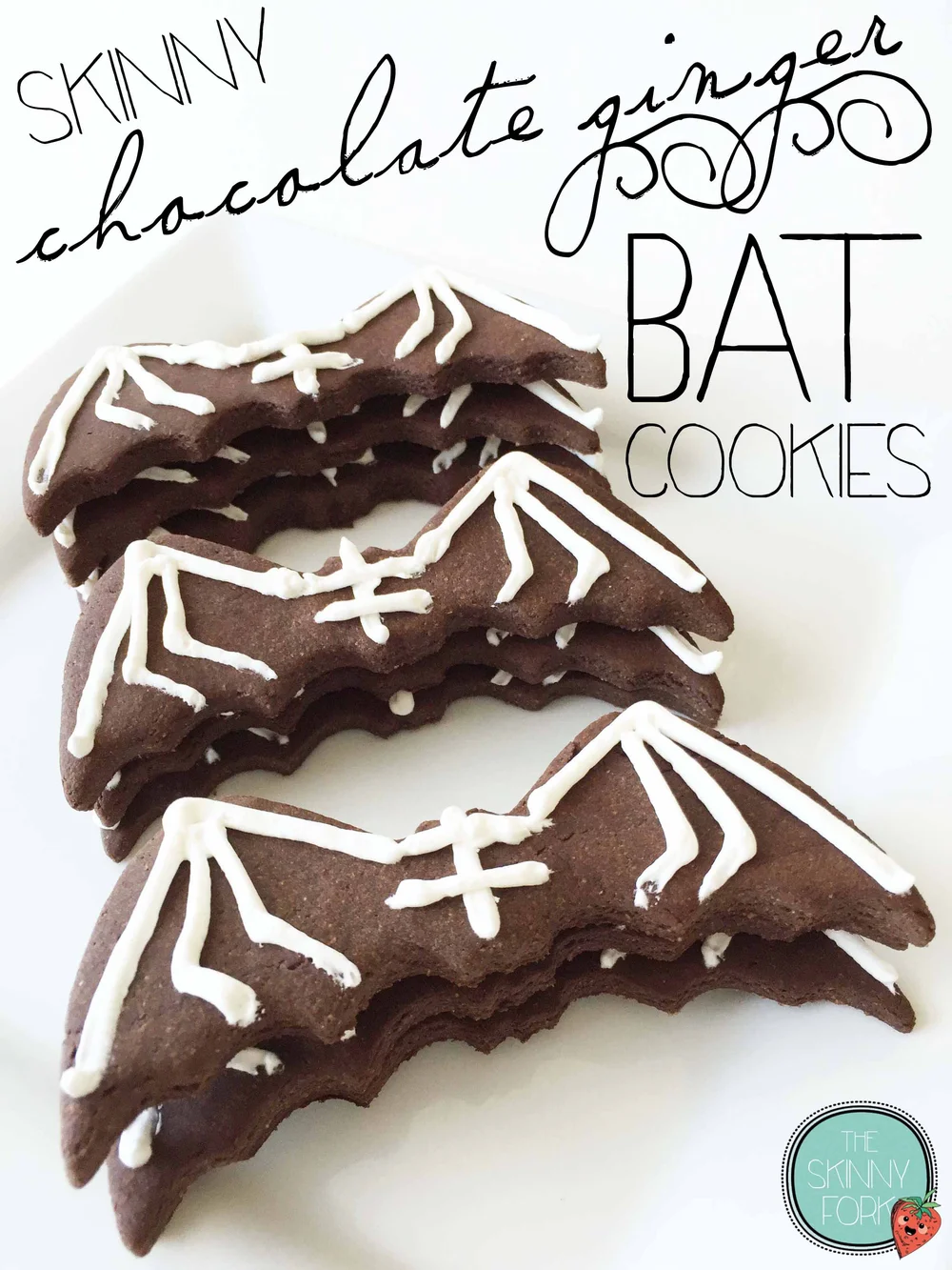 Skinny Chocolate Ginger Bat Cookies — The Skinny Fork