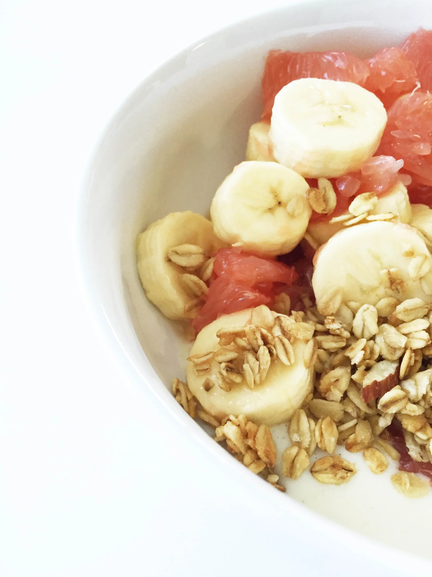 Dairy-Free Grapefruit & Banana Breakfast Bowl — The Skinny Fork