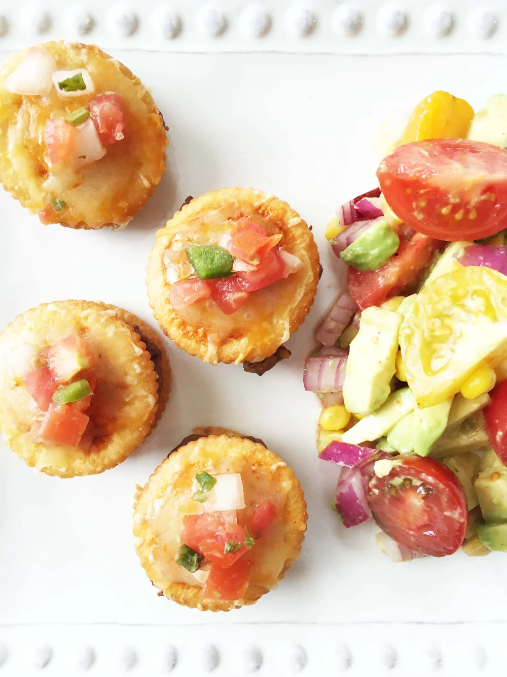 Skinny Mini Mexican Pizza Bites (Sponsored) — The Skinny Fork