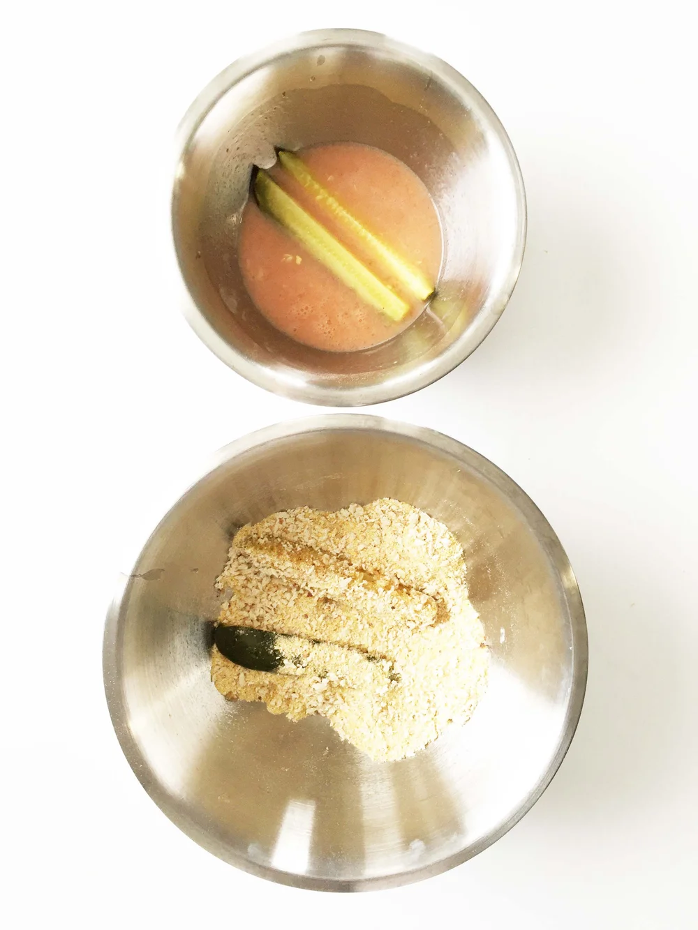 Southwest 'Fried' Pickles — The Skinny Fork