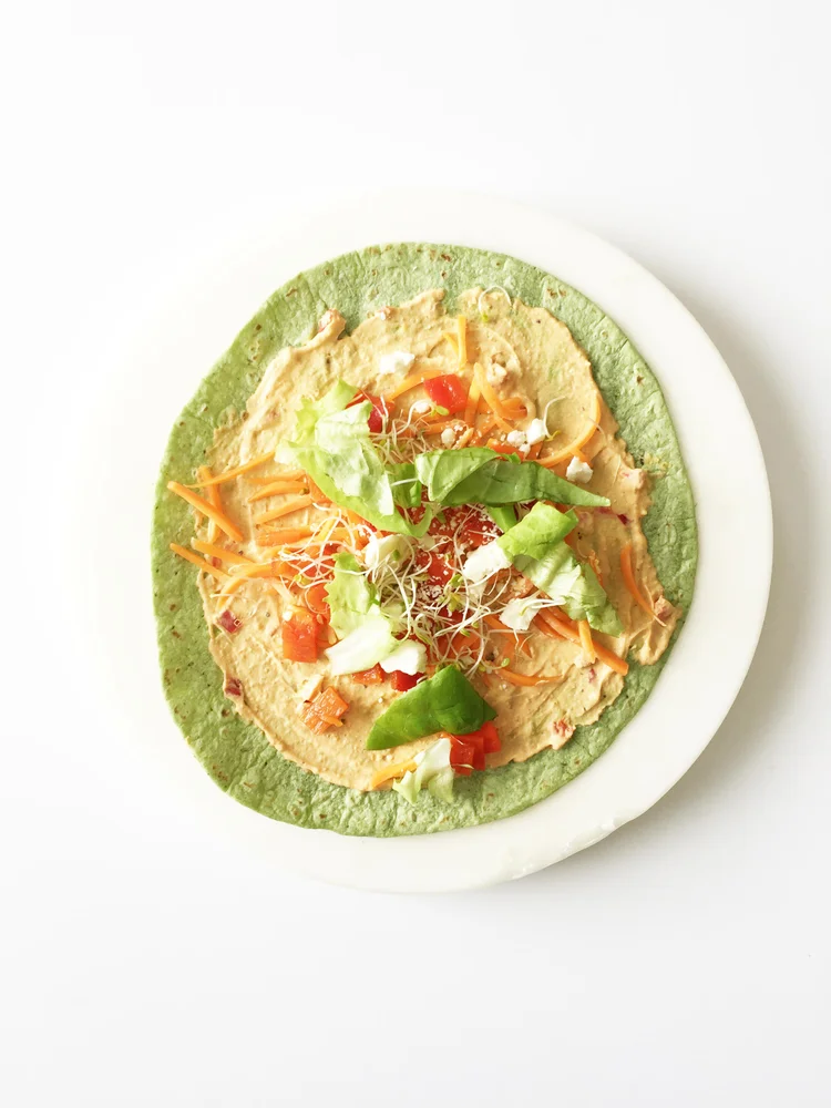 Veggie & Hummus Pinwheels — The Skinny Fork