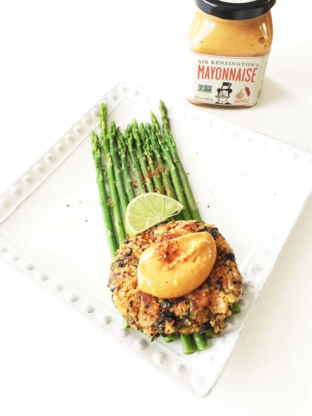 Chipotle & Spinach Quinoa Cakes — The Skinny Fork