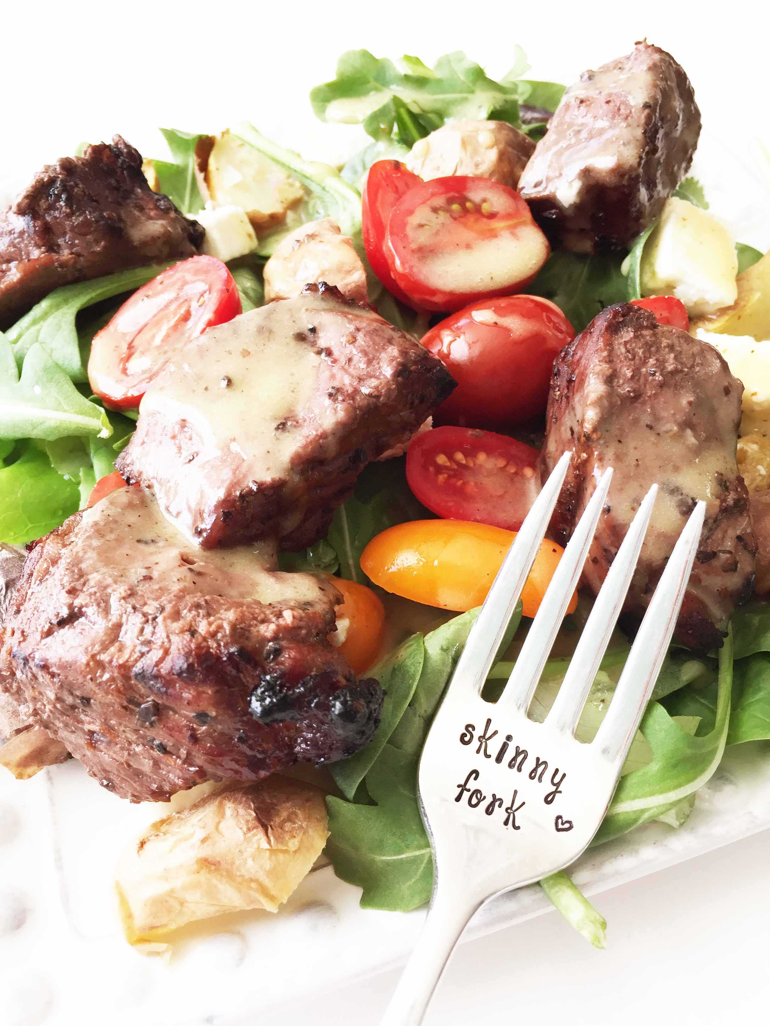 Steak And Potato Salad With Honey Mustard Vinaigrette — The Skinny Fork