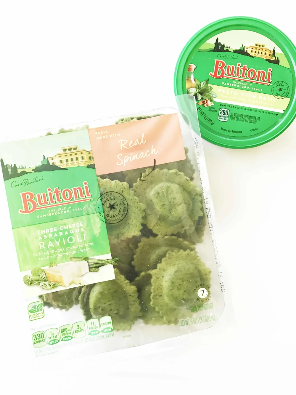 Spinach & Artichoke Ravioli en Brodo — The Skinny Fork