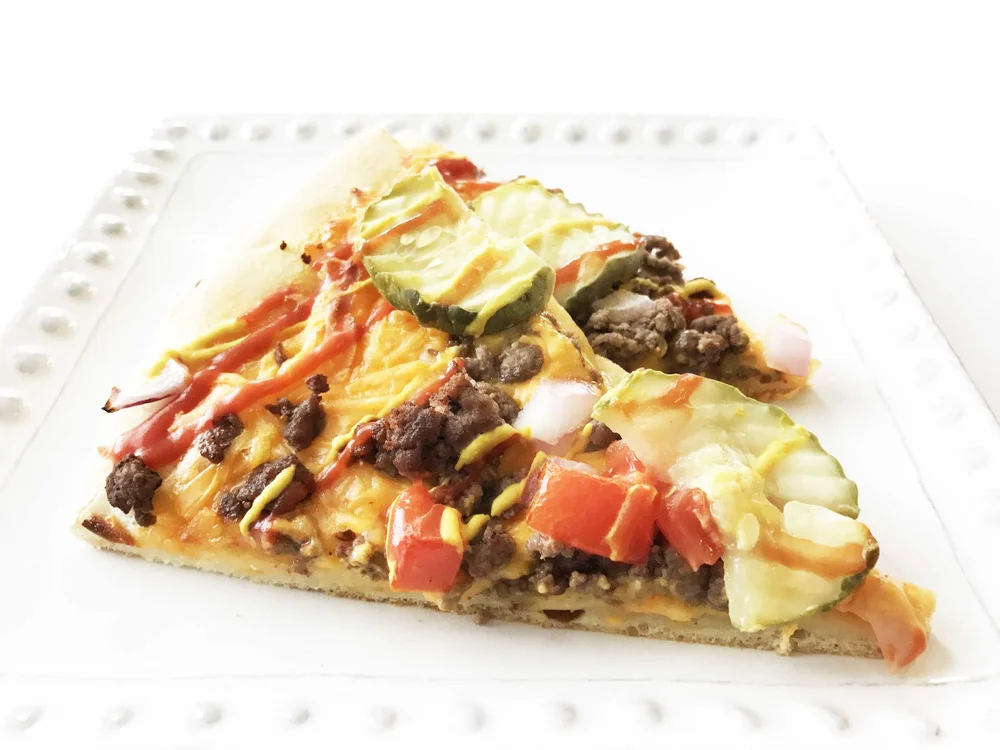 Healthified Cheeseburger Pizza (Sponsored) — The Skinny Fork
