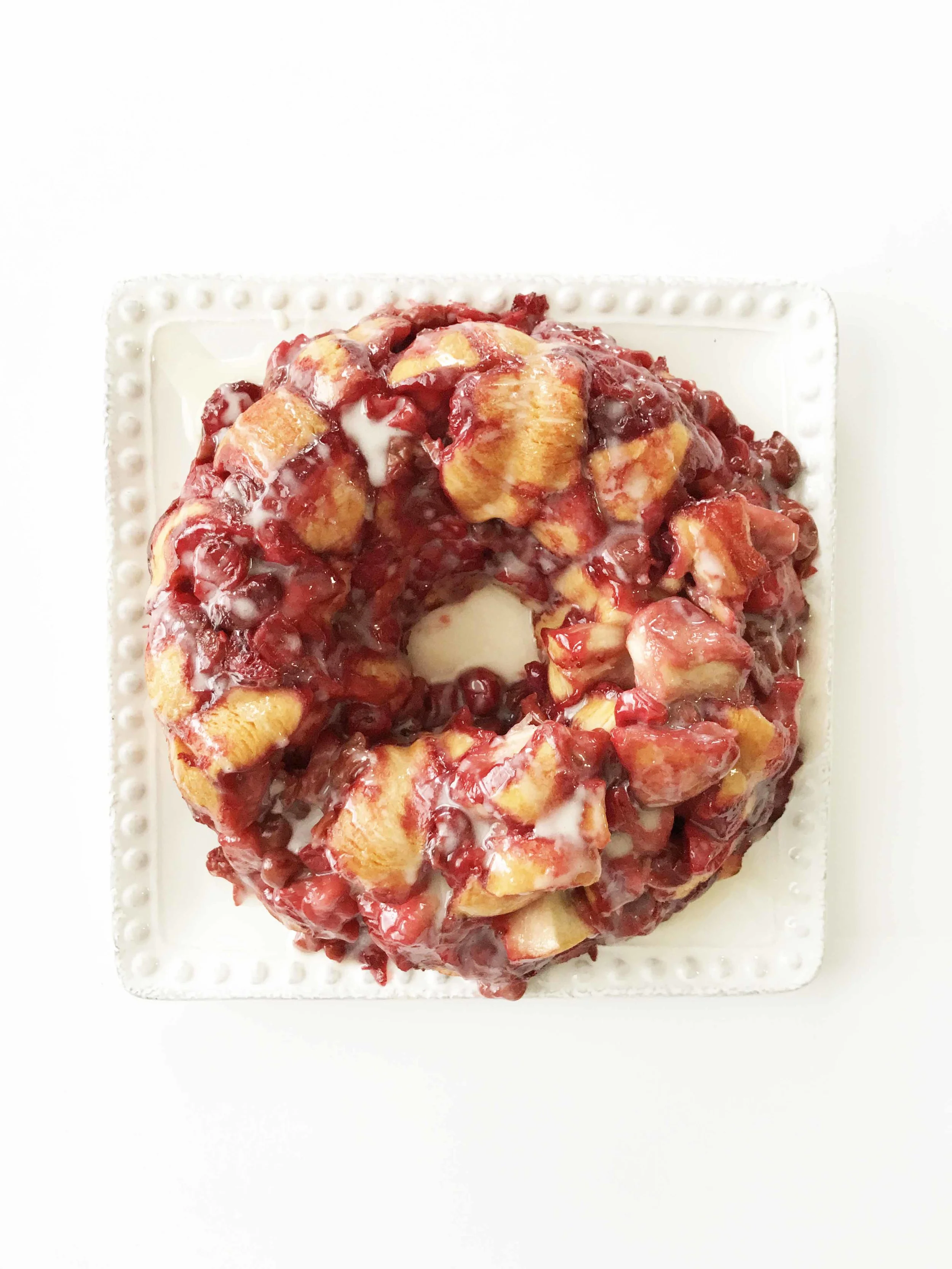 Skinny Cherry Pie Monkey Bread — The Skinny Fork