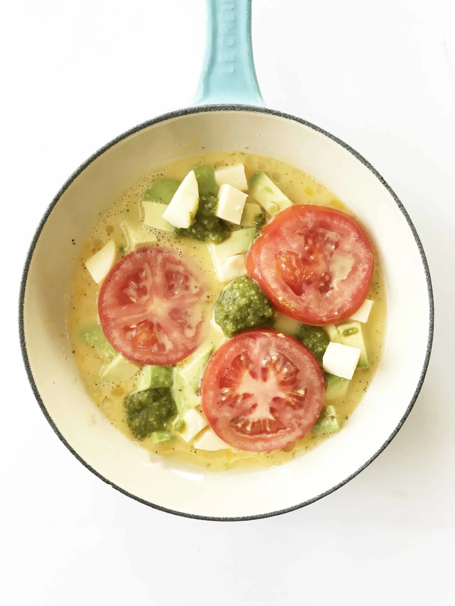 Avocado Caprese Omelettata The Skinny Fork