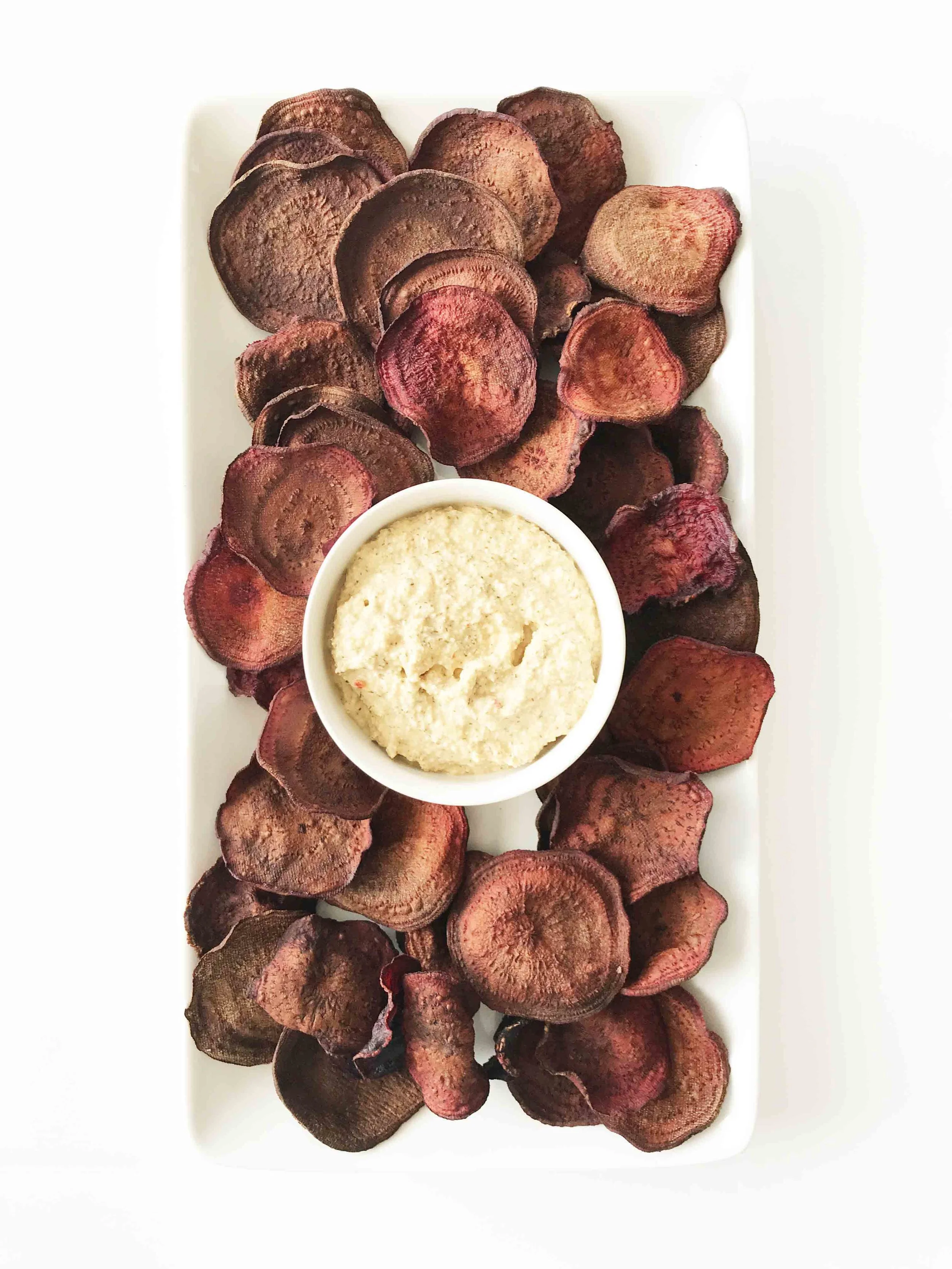 Baked Beet Chips — The Skinny Fork