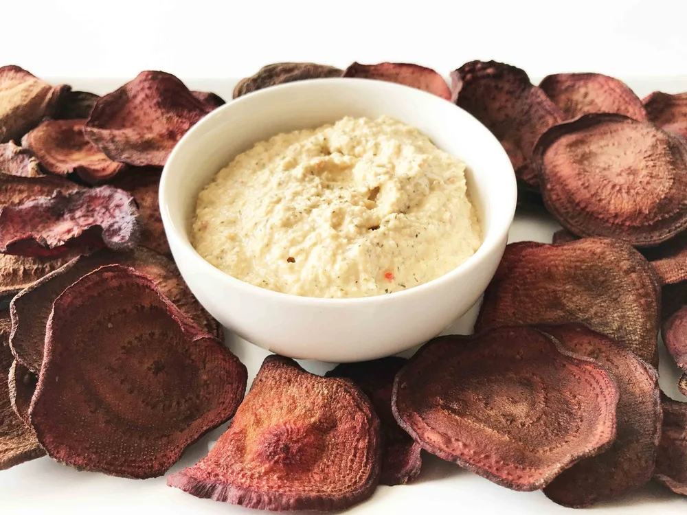 Baked Beet Chips — The Skinny Fork