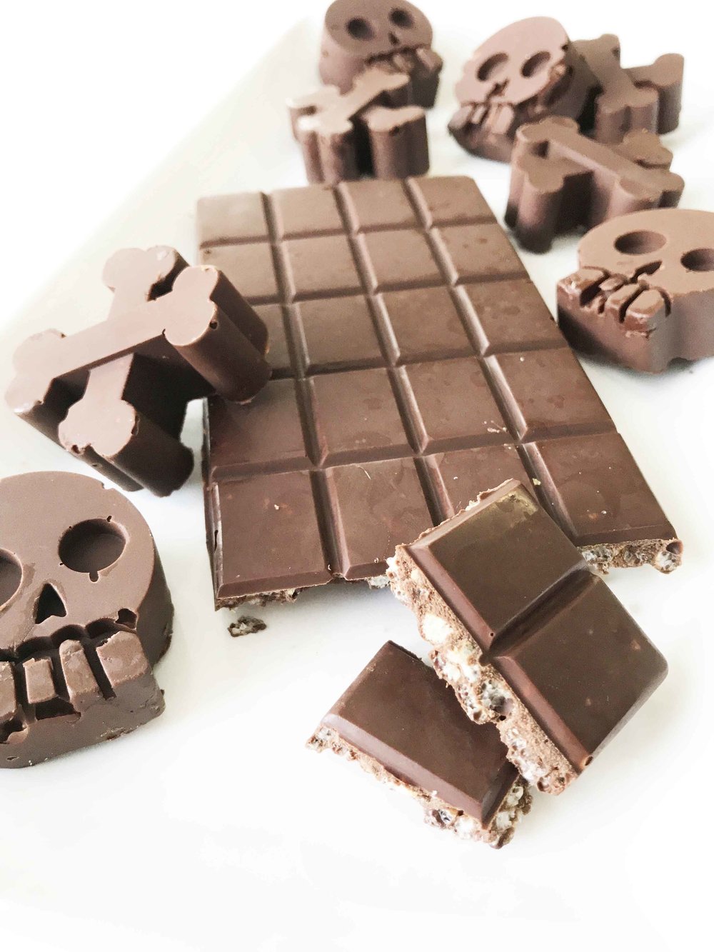 Dark Chocolate Crunch Bars — The Skinny Fork