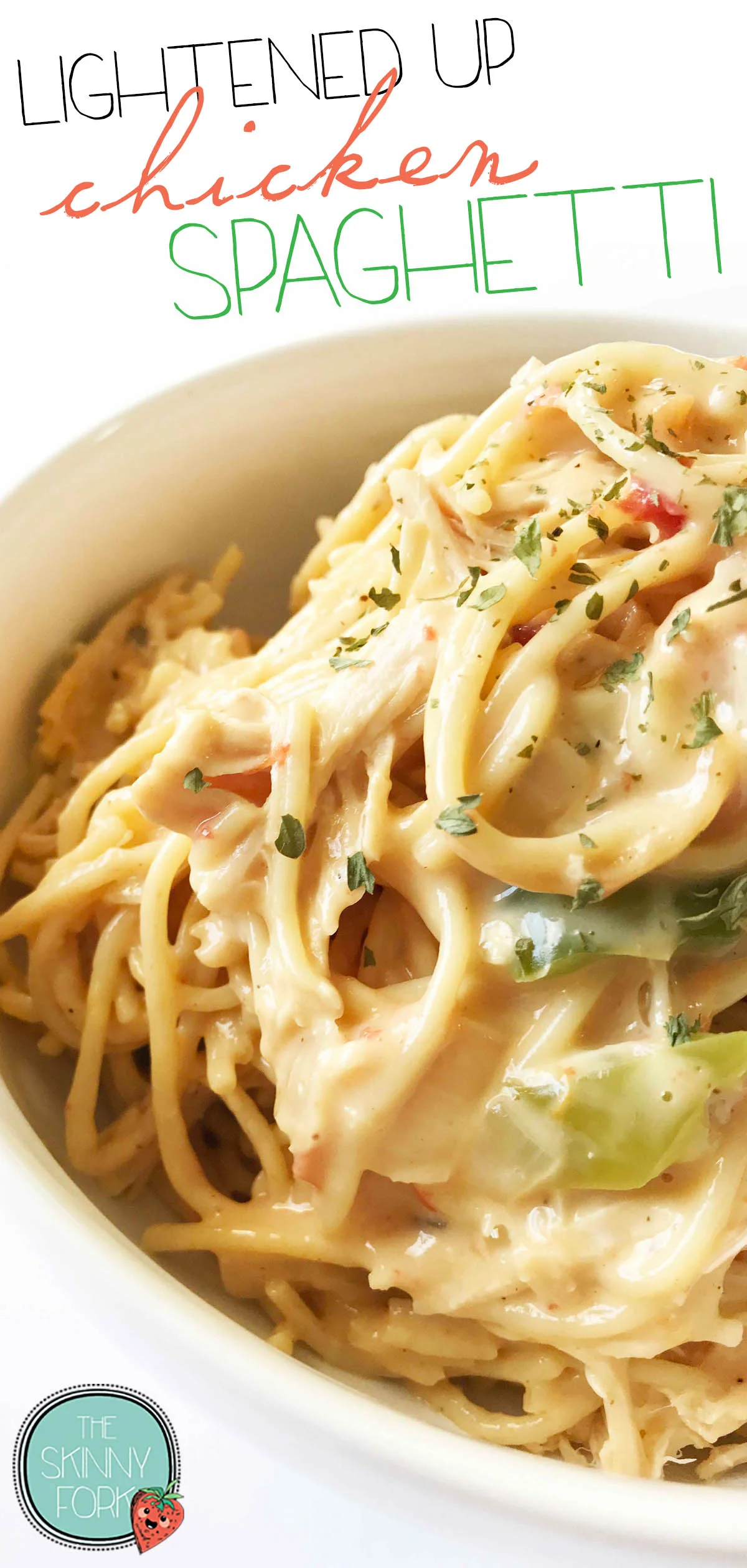 Lightened Up Chicken Spaghetti — The Skinny Fork