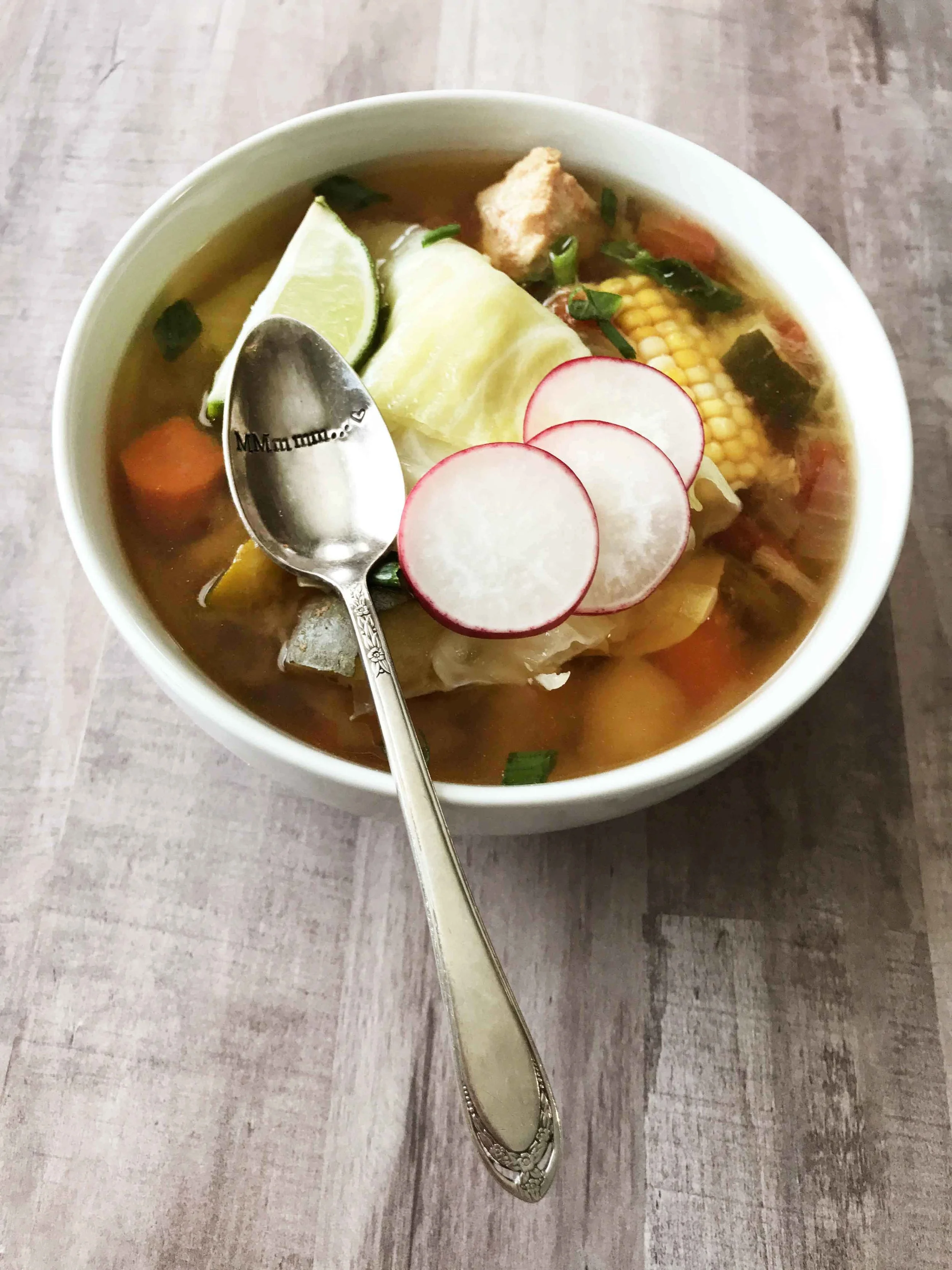 Instant Pot Chicken Caldo — The Skinny Fork