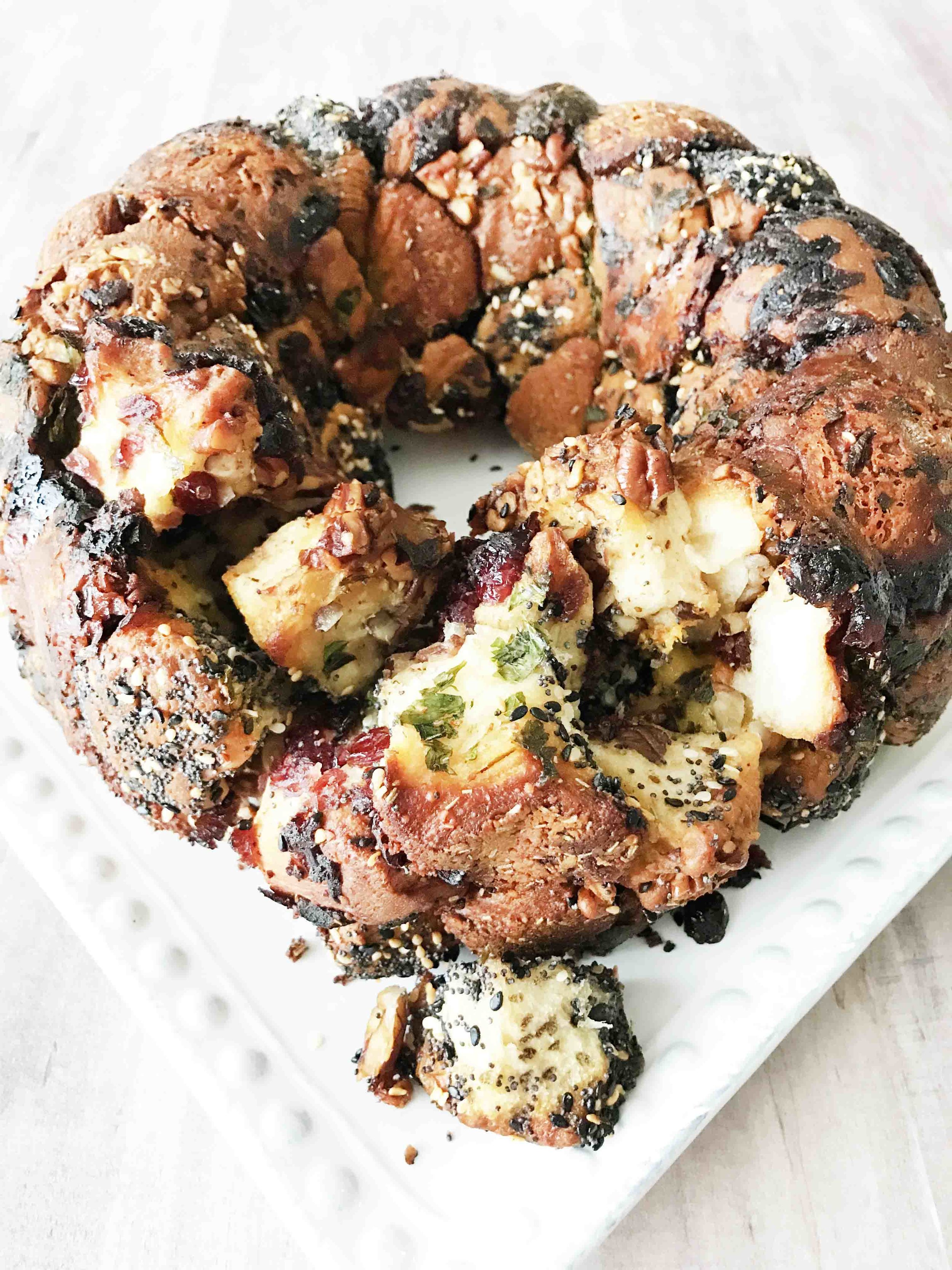 Savory Holiday Monkey Bread — The Skinny Fork