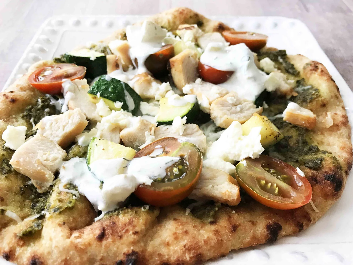 Greek Pita'za — The Skinny Fork