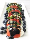 Red, White & Blueberries Caprese (With Balsamic Reduction) — The Skinny ...