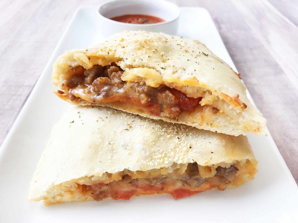 Meat Lover Calzone — The Skinny Fork