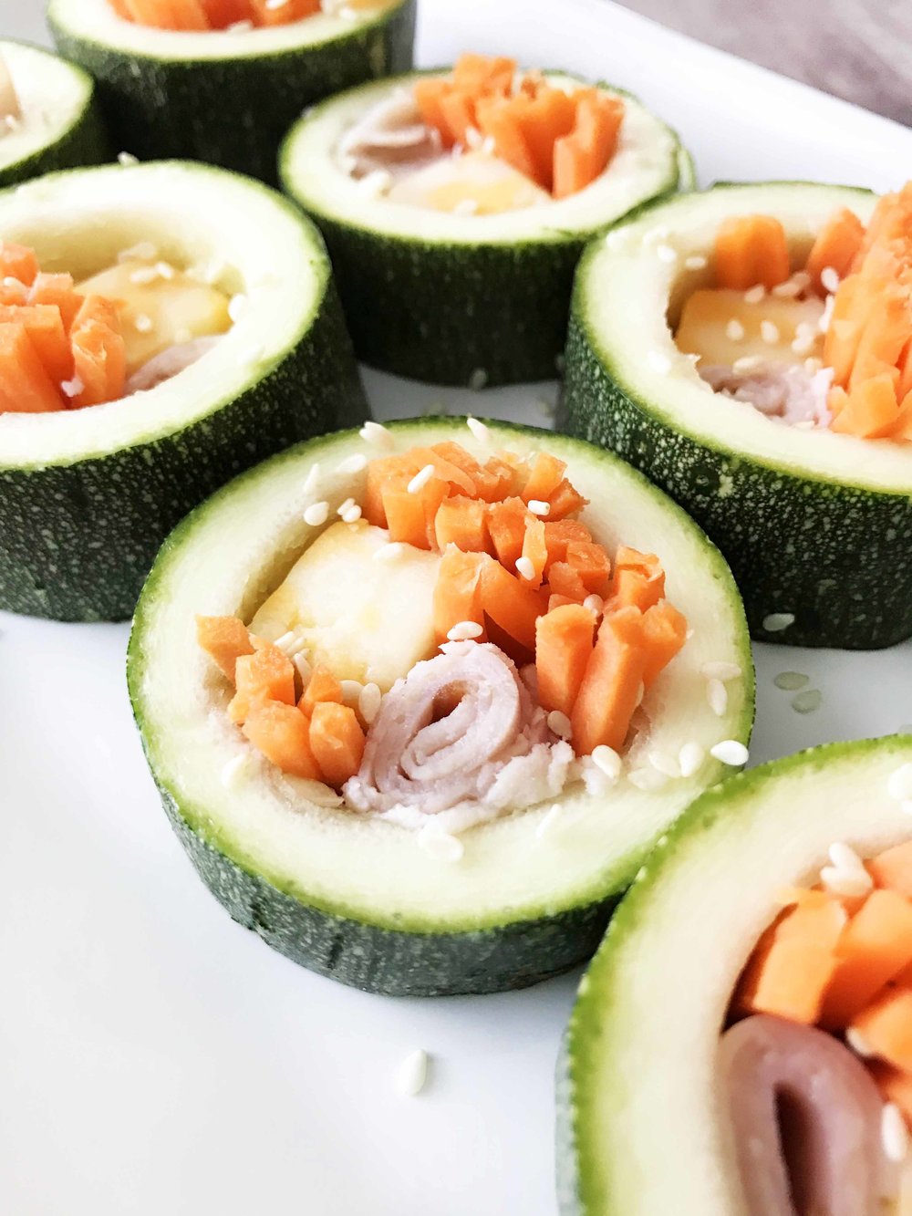 Kid-Friendly Zucchini Sushi — The Skinny Fork