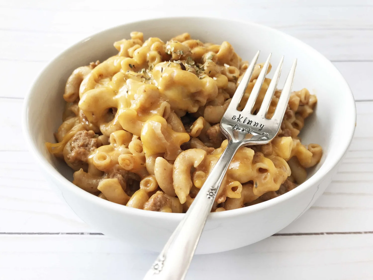 Healthified Cheeseburger Helper (Instant Pot) — The Skinny Fork