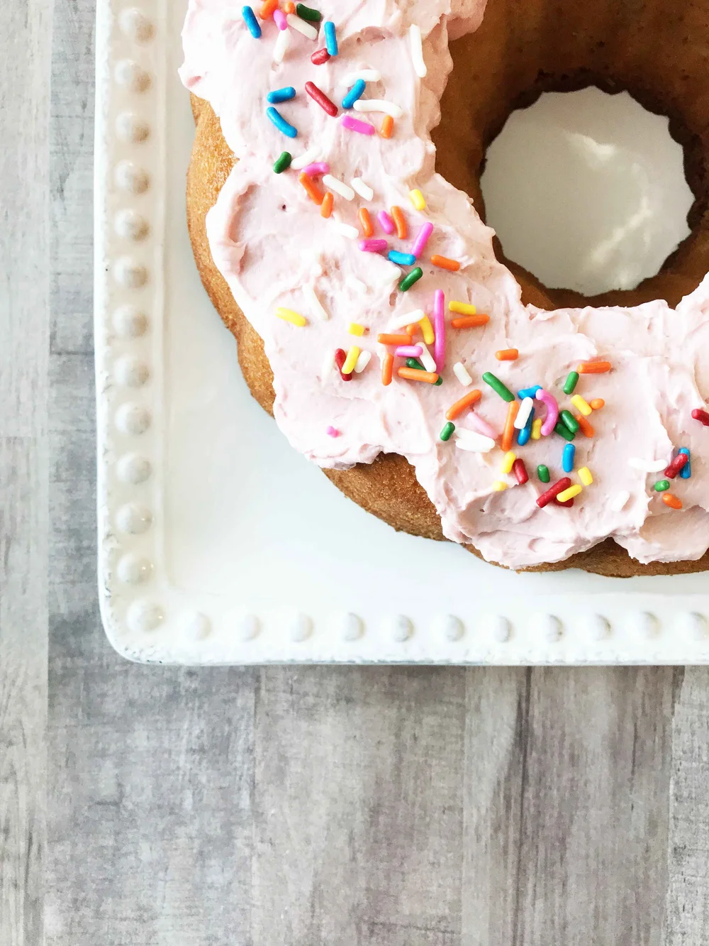Giant Donut Cake — The Skinny Fork
