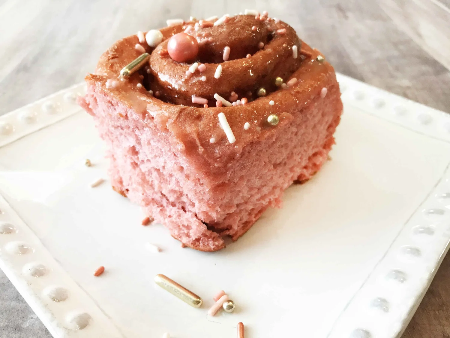 Pink Princess Cinnamon Rolls — The Skinny Fork
