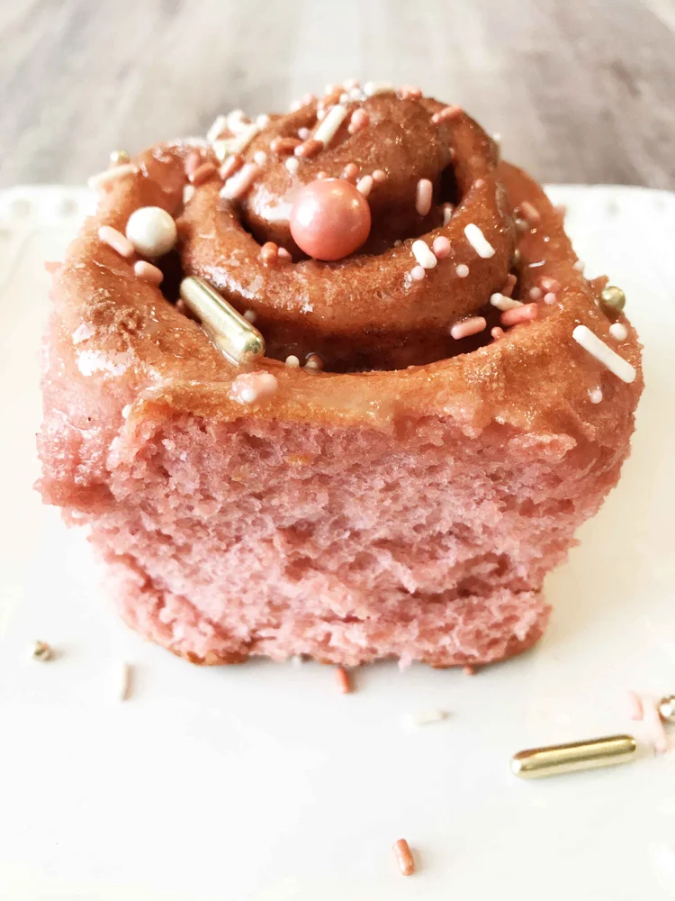 Pink Princess Cinnamon Rolls — The Skinny Fork