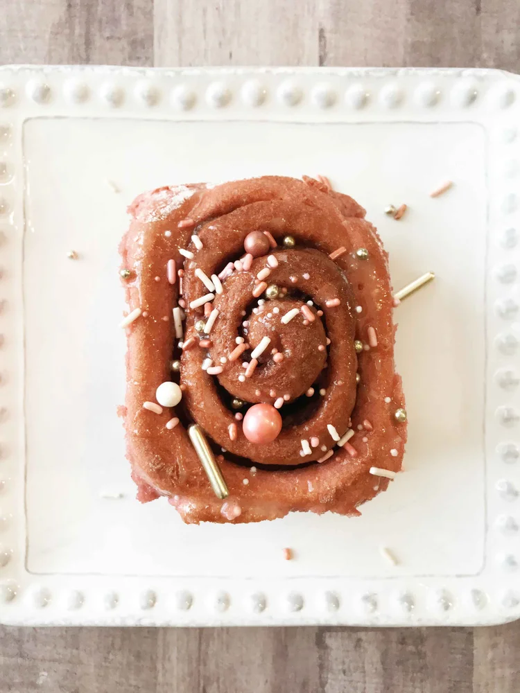 Pink Princess Cinnamon Rolls — The Skinny Fork