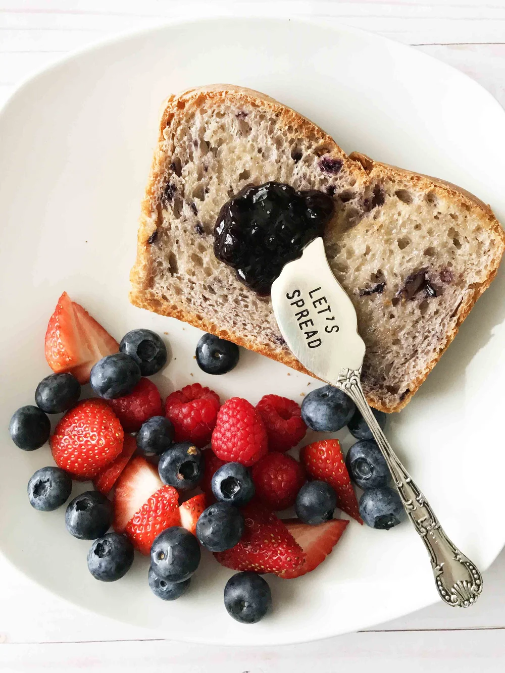 Blueberry Bread (Bread Machine) — The Skinny Fork
