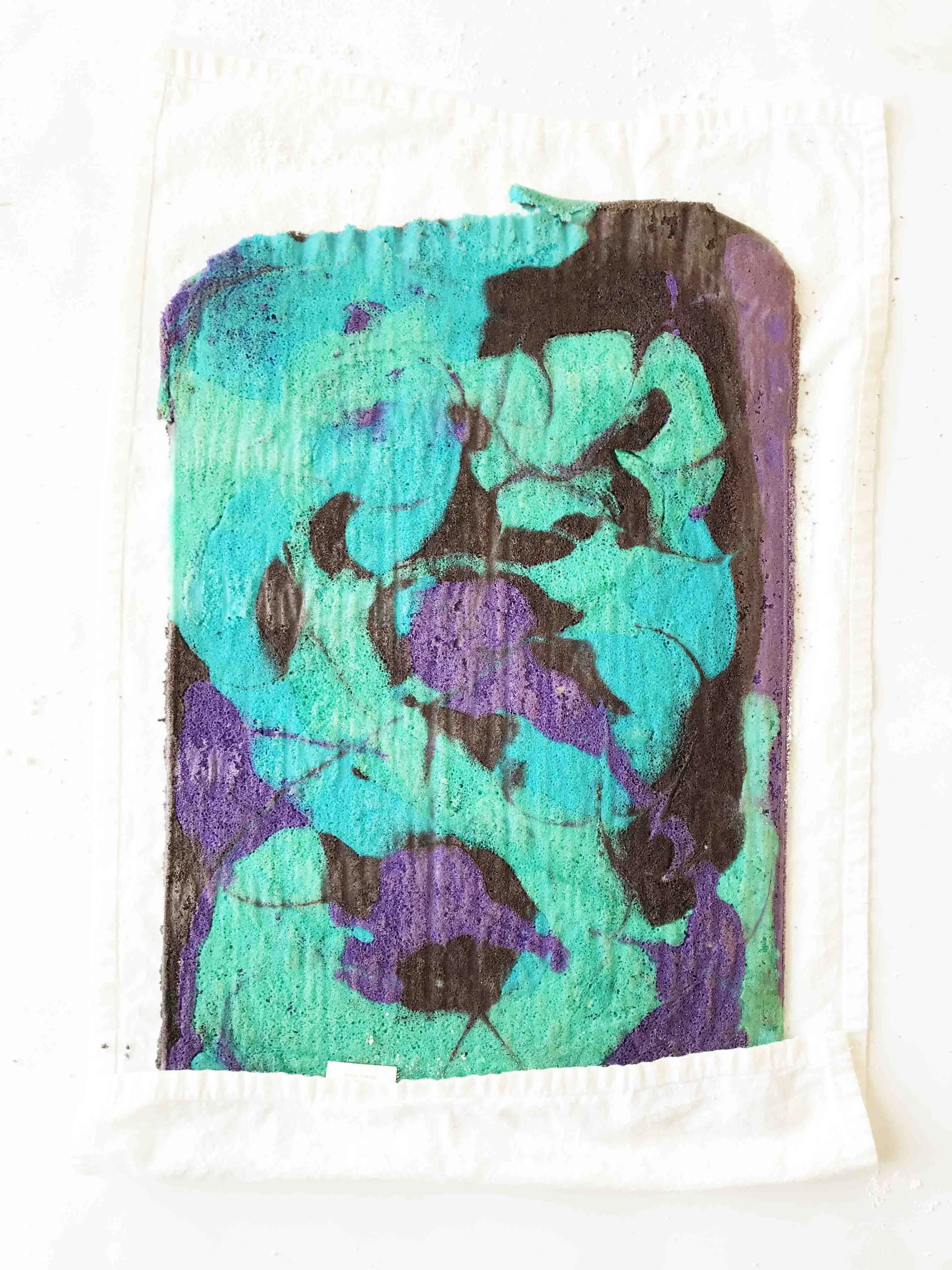 Galaxy Roll Cake — The Skinny Fork